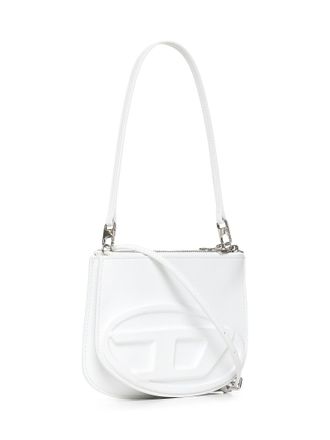 Diesel Womens White 1dr Twin Shoulder Bag Bovine Leather