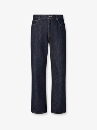 Fendi Denim Regular Blu Washed Jeans - FENDI - gender_Man