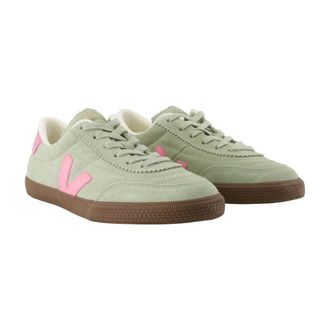 Veja Womens Panenka Sneaker Green Calfskin
