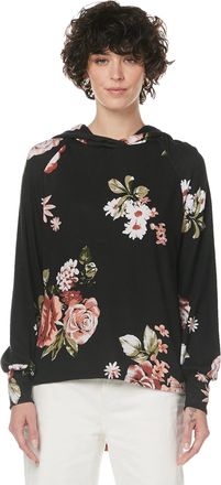 Only Damen Onlelcos Emma L/S Hood Top JRS Langarmshirt, Black 2, XS EU