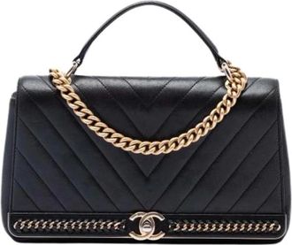 Chanel Sac bandouli&egrave;re matelass&eacute; Pre-owned - Femme - Pre-owned - Noir - Taille: ONE Size