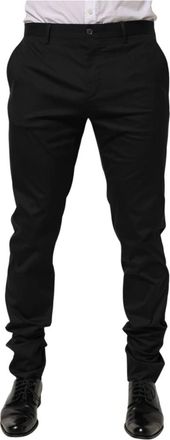 Dolce & Gabbana Homme, Pantalons, Noir, Taille: L Pantalon de ville