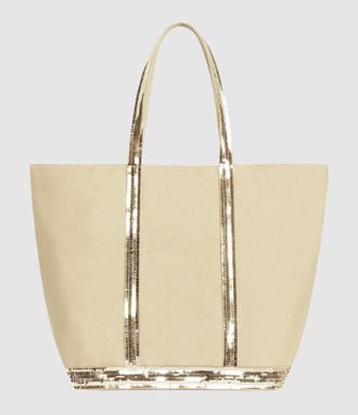 Vanessa Bruno Cabas L Toile Zipp&eacute; Tilleul Blanc