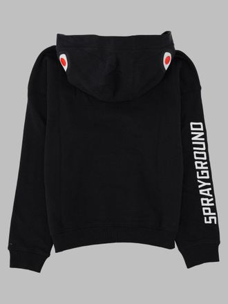 Sprayground Shark Graphic Hoodie - Black