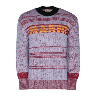 Marni Rundhals-Strickware - - Knitwear - Herren - Mehrfarbig - XL
