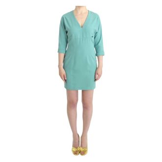 Costume National Elegantes grnes Midikleid mit V-Ausschnitt - - Dresses - Damen - Gr&uuml;n - M