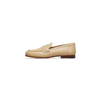 Loriblu Femme, Chaussures, Beige, Taille: 41 EU Mocassins en cuir Nappa