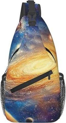 Generic Sac &agrave; bandouli&egrave;re &agrave; th&egrave;me galaxie et espace - Sac &agrave; dos de voyage pour homme - Sac &agrave; dos de randonn&eacute;e