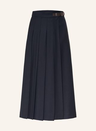 Max Mara Weekend Max Mara Faltenrock Fastoso blau