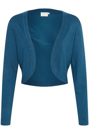 Kaffe Bolero Astrid Damen Bolero Astrid Elegant J&auml;ckchen Langarm Cardigan Bolerojacke XS, Legion Blue