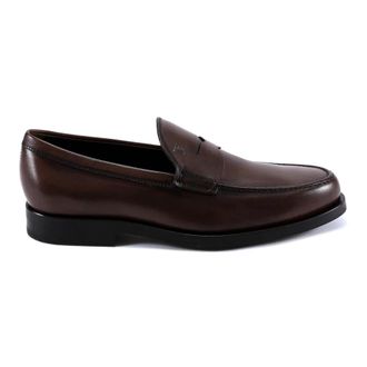Tod's Homme, Chaussures, Brun, Taille: 43 1/2 EU Mocassins en cuir