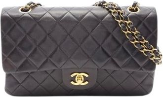 Chanel Sac bandouli&egrave;re vintage Pre-owned - Femme - Pre-owned - Noir - Taille: ONE Size