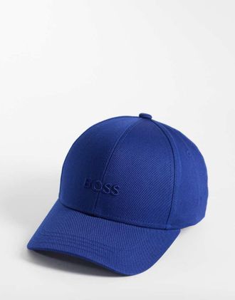 Boss Orange by Hugo Boss BOSS - Zed - Baseballkappe in Blau mit Logo