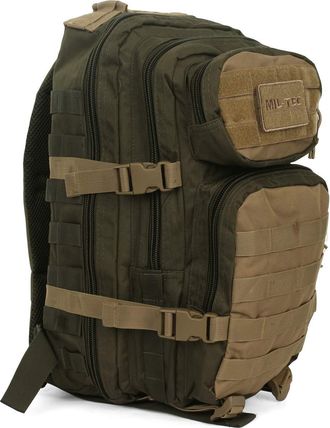 Mil-Tec US Assault Pack Backpack,S,Ranger Green/Coyote