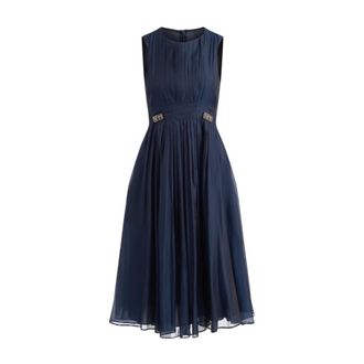 Max Mara Damen, Kleider, Blau, LGr&ouml;&szlig;e
