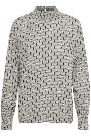Kaffe Damen Kasillo Amber Bluse, Chalk/Black Deep Print, 36