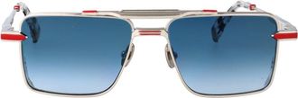T HENRI unisex, Accessoires, Bleu, Taille: 56 MM GTB x Indice Lunettes de soleil &agrave; monture carr&eacute;e