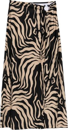 Johanna Ortiz Nuevo Destino midi skirt - Schwarz