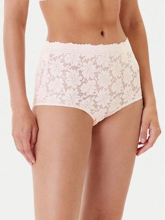 Selmark Klassischer Damenslip mit hoher Taille 10903 Beige