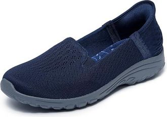 Skechers Femme Reggae Fest 2.0-Guiding Light Slip-ins, Navy Mesh, 38.5 EU