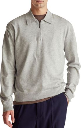 Benetton Herren Maglia Polo M/L 110xu301l Pullover, grau, XL