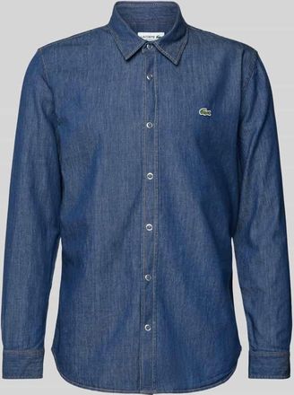 Lacoste Regular Fit Jeanshemd mit Logo-Badge