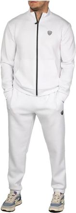 Emporio Armani Emporio Armani Ea7, Homme, Sport, Blanc, Taille: M Survêtement ajusté écusson