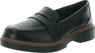 Clarks Damen Westlynn Ayla Slipper, Schwarz Leder, 37 EU Weit