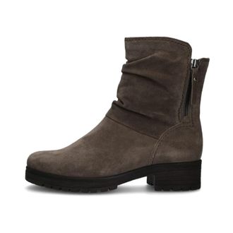 Gabor Taupe Wildleder Stiefeletten Stilvoller Komfort - - Shoes - Damen - Beige - 44 EU