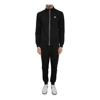 Emporio Armani Schwarzes Trainingsanzug-Set f&uuml;r M&auml;nner - - Sport - Herren - Schwarzk - S