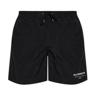 AllSaints Homme, Maillots de bain, Noir, Taille: 2XL Undergrnd Swim Shorts
