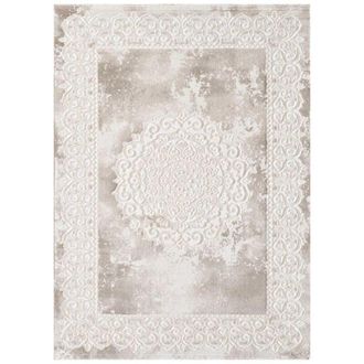 Un amour de tapis Tapis persan 200x280 cm rectangle - Motif ancestral - Tiss&eacute; machine en polypropyl&egrave;ne - Antistatique et r&eacute;sistant aux acariens - Unamourdetapis