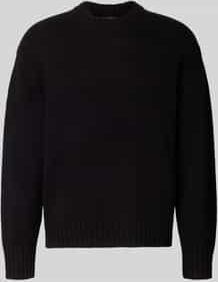 Antony Morato Relaxed Fit Strickpullover aus reiner Wolle