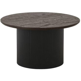 ebuy24 Ebuy24 - Table basse ronde boavista &Oslash;80cm-Marron