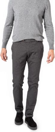 Bugatti Herren Chino grau Baumwolle