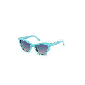Guess unisex, Accessoires, Bleu, Taille: 47 MM Lunettes de soleil oeil-de-chat