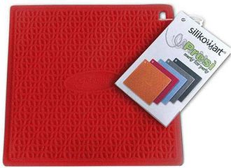 Silikomart Silikomart | Silikonuntersetzer, Ma&szlig;e 175 x 175 mm, Farbe Rot