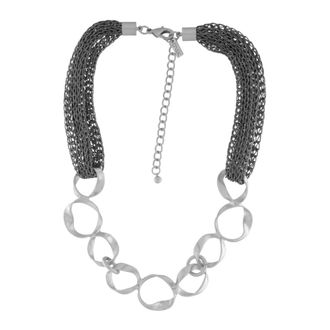 Dansk Copenhagen Kurze Gestrickte Fl&uuml;ssigkeitskette - - Accessories - Damen - Grau - ONE SIZE