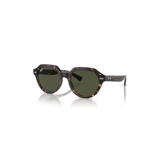Ray-Ban Gina Sonnenbrillen Havana Fassung Gr&uuml;n Glas 51-21