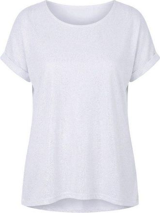 Angel Of Style T-Shirt Strickshirt Comfort Fit Silberdruck Halbarm