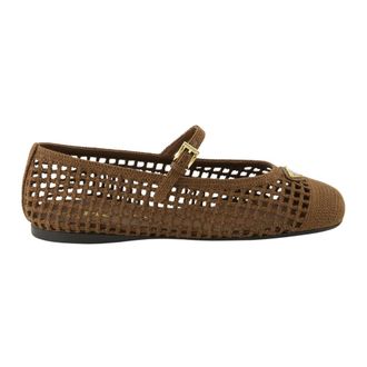 Prada Ballerines en crochet - - Shoes - Damen - Braun - 39 EU