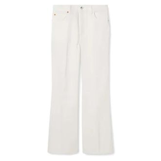 Gucci Crop Flare Hose - - Trousers - Damen - Wei&szlig; - W26