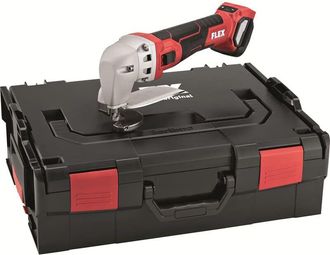 Flex Akku-Metallschere Akku-Blechschere she 16 18.0-EC, Ausf&uuml;hrung: 532.066, Solo/L-BOXX