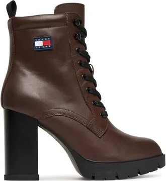 Tommy Jeans Schn&uuml;rschuhe Tjw Lace Up EN0EN02832 Braun
