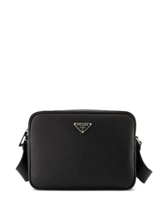 Prada Hobo Bags - Leather Shoulder Bag - Gr. unisize - in Schwarz - f&uuml;r Damen