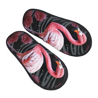Generic Pantoufles En Feutre Flamant Chaud Pantoufles DHiver Cozy Chaussons DInt&eacute;rieur Pour Int&eacute;rieur Femmes Chambre L