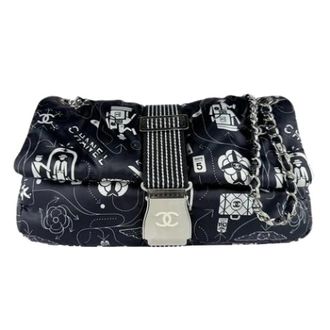 Chanel Pre-owned Vintage Nylon Shoulder Bag - - Pre-owned - Damen - Schwarzk - ONE SIZE