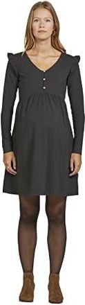 Vertbaudet Robe Courte en Maille Grossesse et Allaitement Noir Fonce UNI 38/40