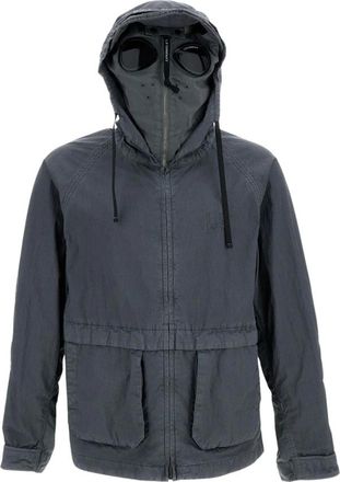 C.P. Company C.p. Company, Homme, Vestes, Gris, Taille: XL Giacca leggera Tessuto 50 Fili