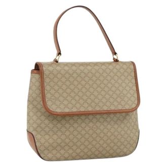 Celine Sac &agrave; main en toile Pre-owned - Femme - Pre-owned - Beige - Taille: ONE Size